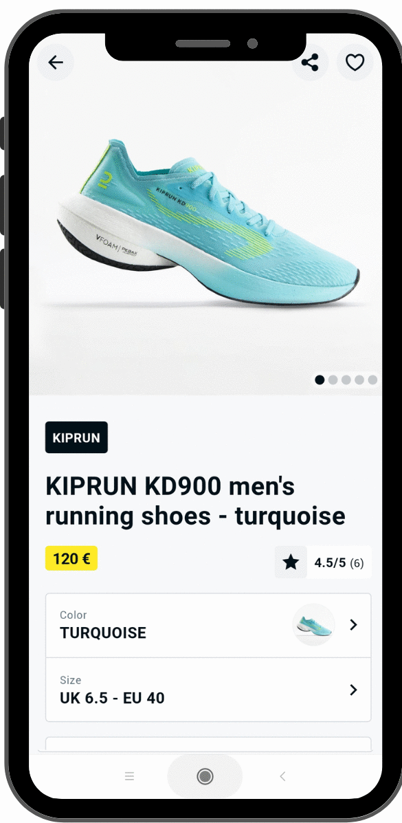 Download our new Decathlon App